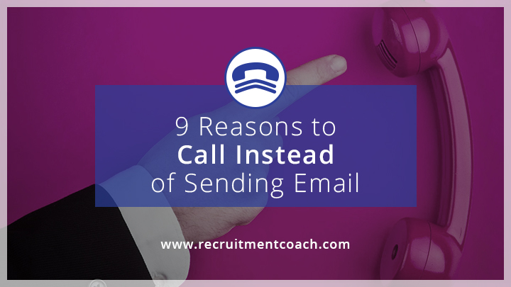 9 Reasons to Call Instead of Sending Email